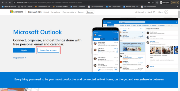 How to Create a Microsoft Outlook Email Account for Free by PowerApps ...