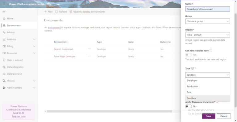 All Types of Environment by PowerApps Mentor - PowerApps Mentor